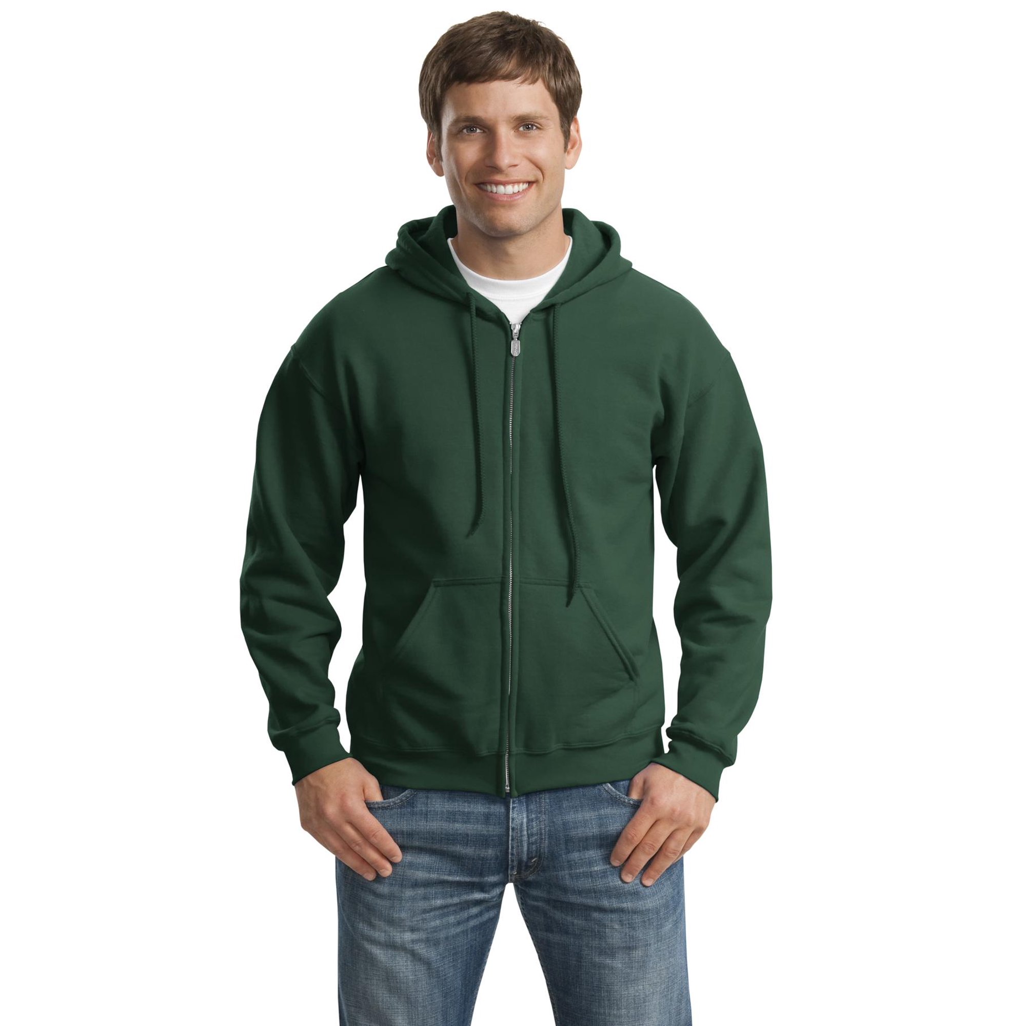 Click here for Gildan Mens Long Sleeve Full-Zip Hooded Sweatshirt... prices
