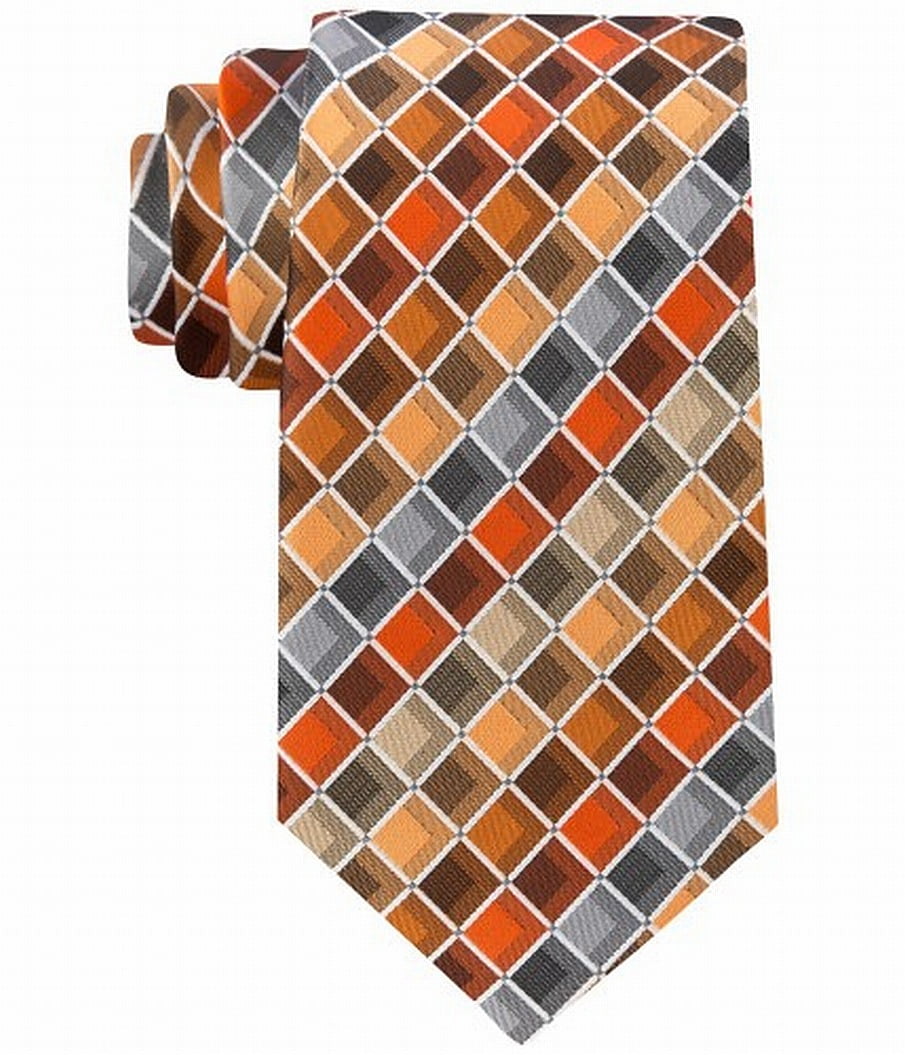 Geoffrey Beene Mens Ageless Box Necktie, Orange, One Size - Walmart.com