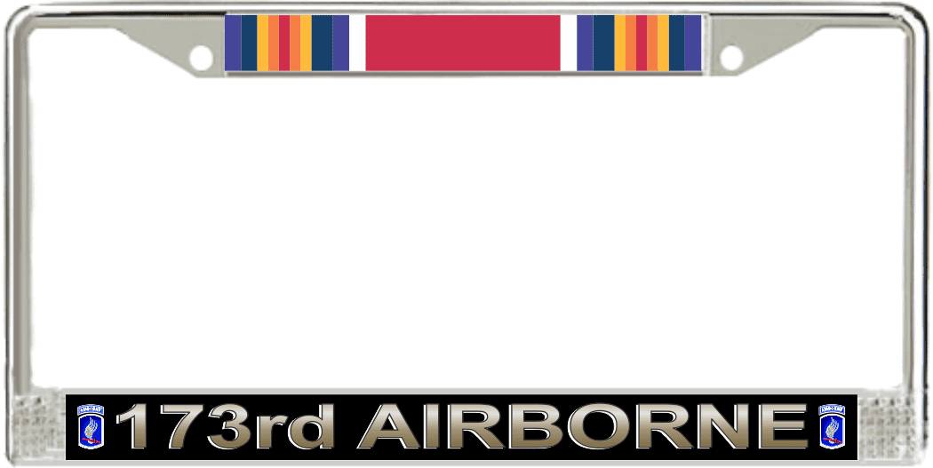 173rd Airborne Brigade WW2 Veteran License Plate Frame - Walmart.com