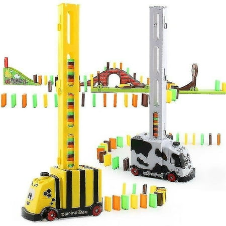 Hh Train Toys Domino Plastic Classic Assembled Toys For Children Kids ...