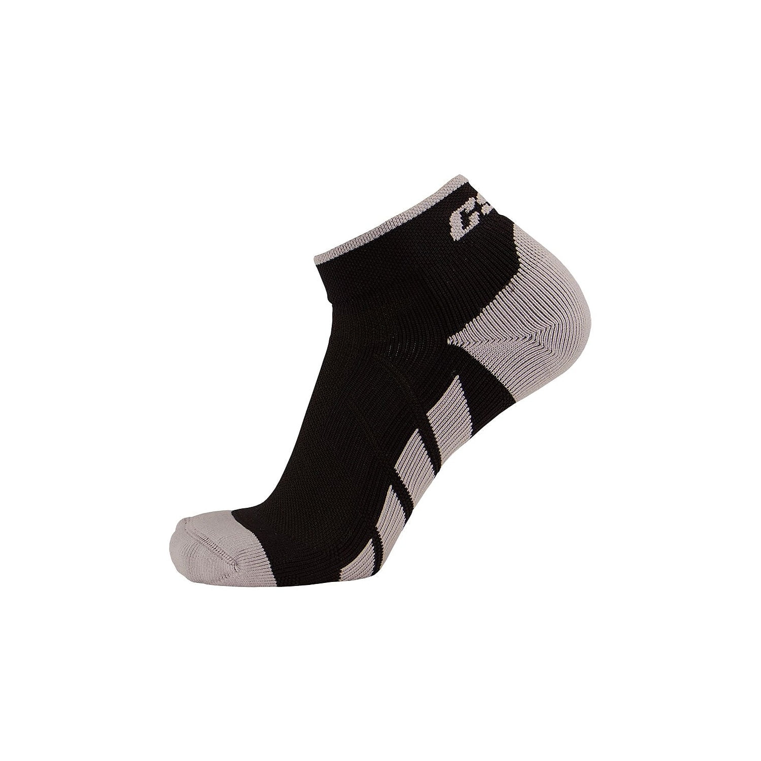 CSX High Cut Ankle Sock Pro L SILVER ON BLACK (X110SB-L) - Walmart.com