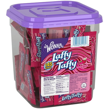 Laffy Taffy, Strawberry Candy 145 Mini Bars 3.08 Lb. Tub - Walmart.com