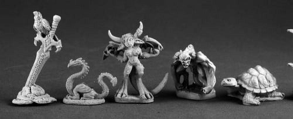 Familiar Pack X Miniature 25mm Heroic Scale Dark Heaven Legends Reaper ...