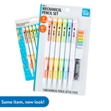 Pen+Gear Refillable Mechanical Pencils 0.7mm with Lead Refills, Set of ...