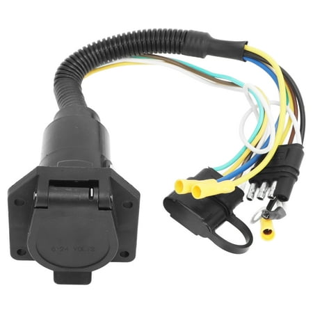 Trailer Wiring Adapter, 2 Standard Trailer Connections Stable Towing 4 ...