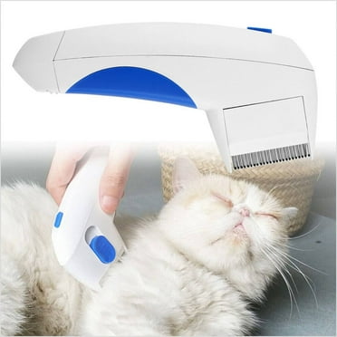 Tradinno Electric Flea Zapper Lice Remover Hair Comb Brush Pet Cat Dog ...