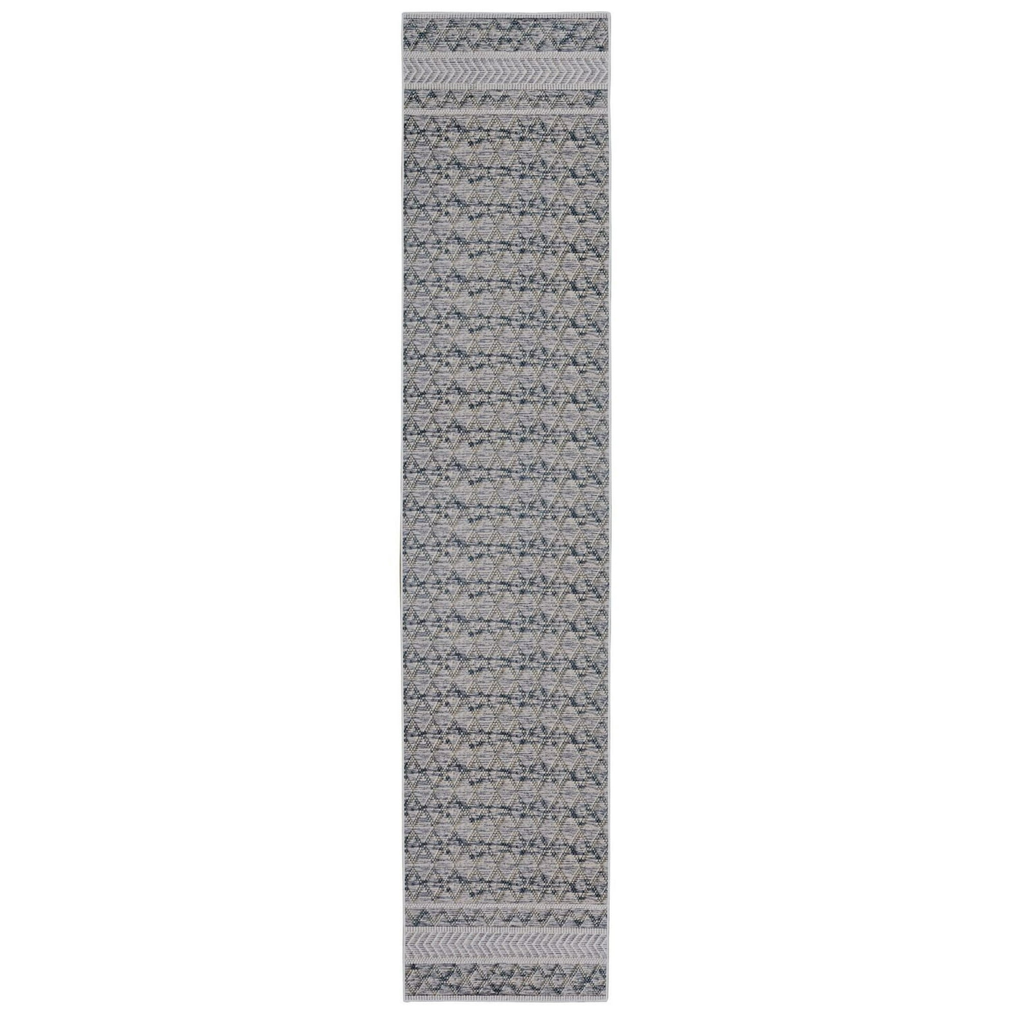 Click here for Linon Mirage Macomb Cream & Blue 2 X 10 Runner Rug... prices