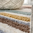 Elin Chevron High-Low Multi/Cream 4 ft. x 6 ft. Area Rug - Walmart.com