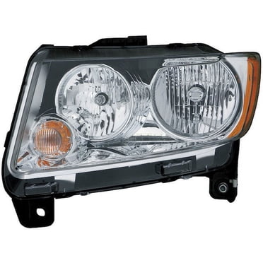TYC 20-6871-00-9 Right Headlight Assembly for Jeep Compass, Patriot ...