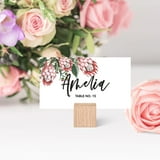 Koyal Wholesale Boho Protea Flowers Place Cards for Wedding Party ...