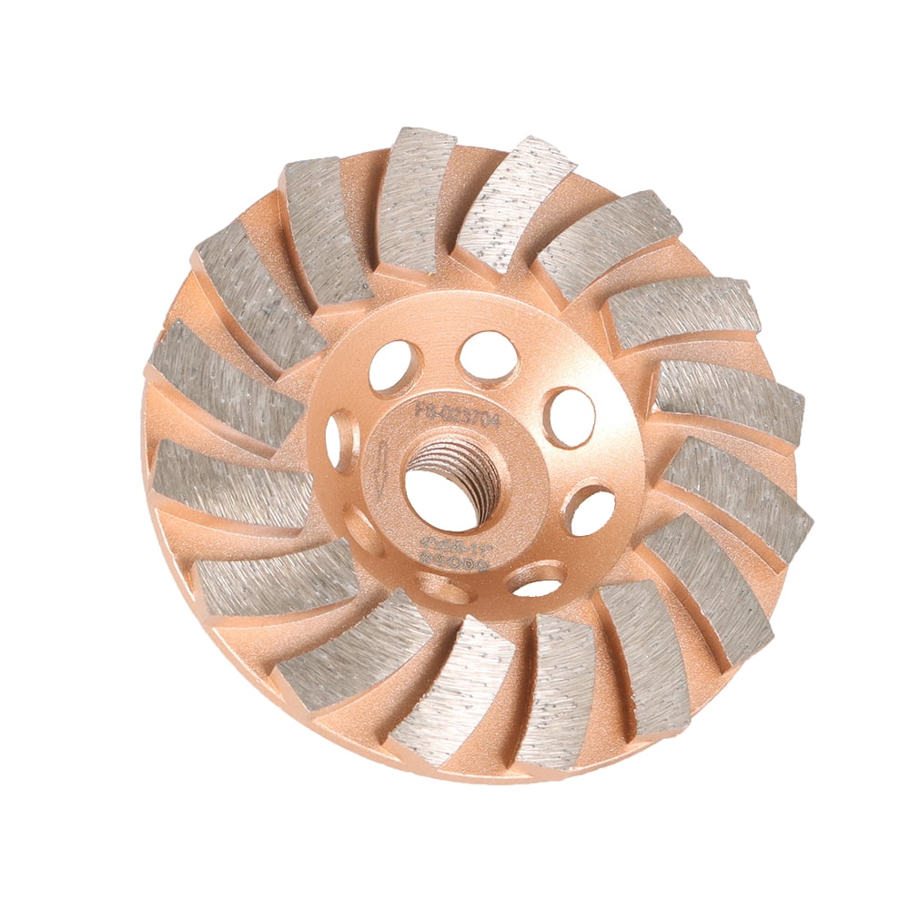 ALL-CARB 4" Grinding Wheels 16 Turbo Diamond Segments 5/8"-11 Arbor for ...
