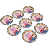 9" Peppa Pig Round Paper Party Plate, 8ct - Walmart.com