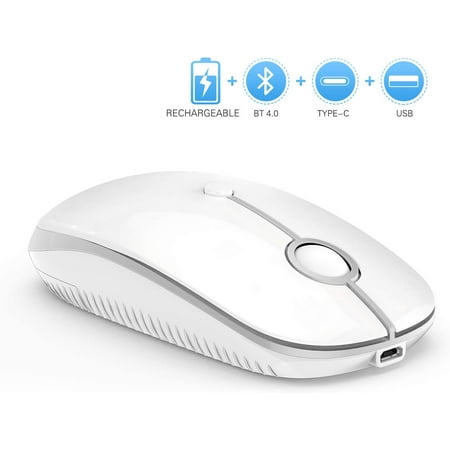 Bluetooth Wireless Mouse, Easy Switch to 3 Device, ZMLEVE Rechargeable ...