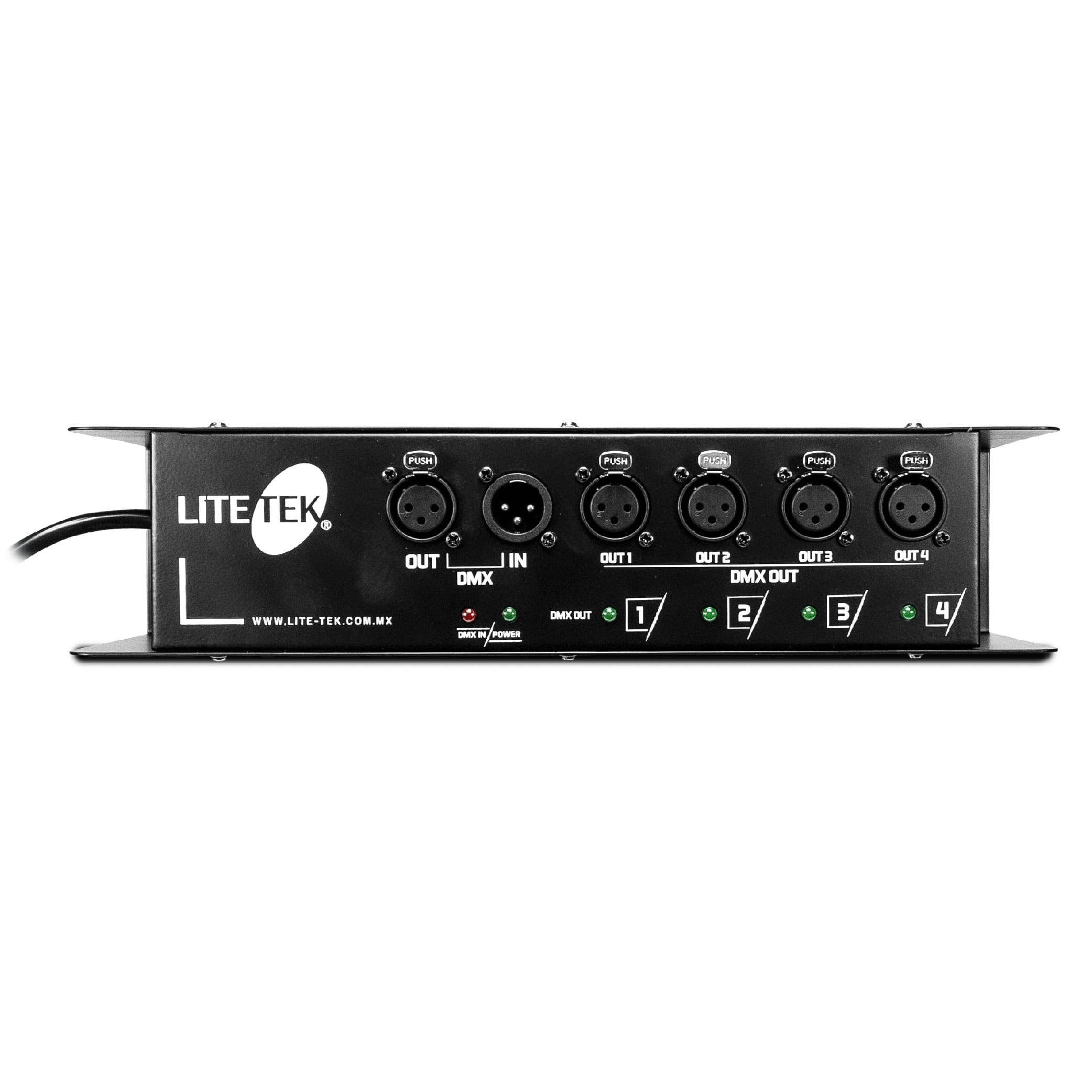 Splitter Lite Tek DMX Splitter 4 100-20v 50-60Hz 30w | Walmart en línea