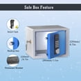 WeHere Safe Box with Smart Lock, 4-Ways Unlocking, Storage Money ...