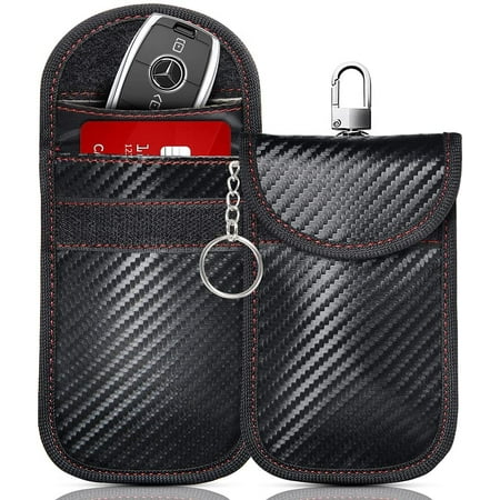 2 Pack Farady Bag for Key Fob, Car RFID Signal Blocking Pouch, Faraday ...