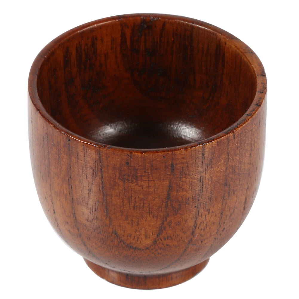 Greensen Wooden Cup Primitive Log Color Handmade Natural Wood Coffee ...