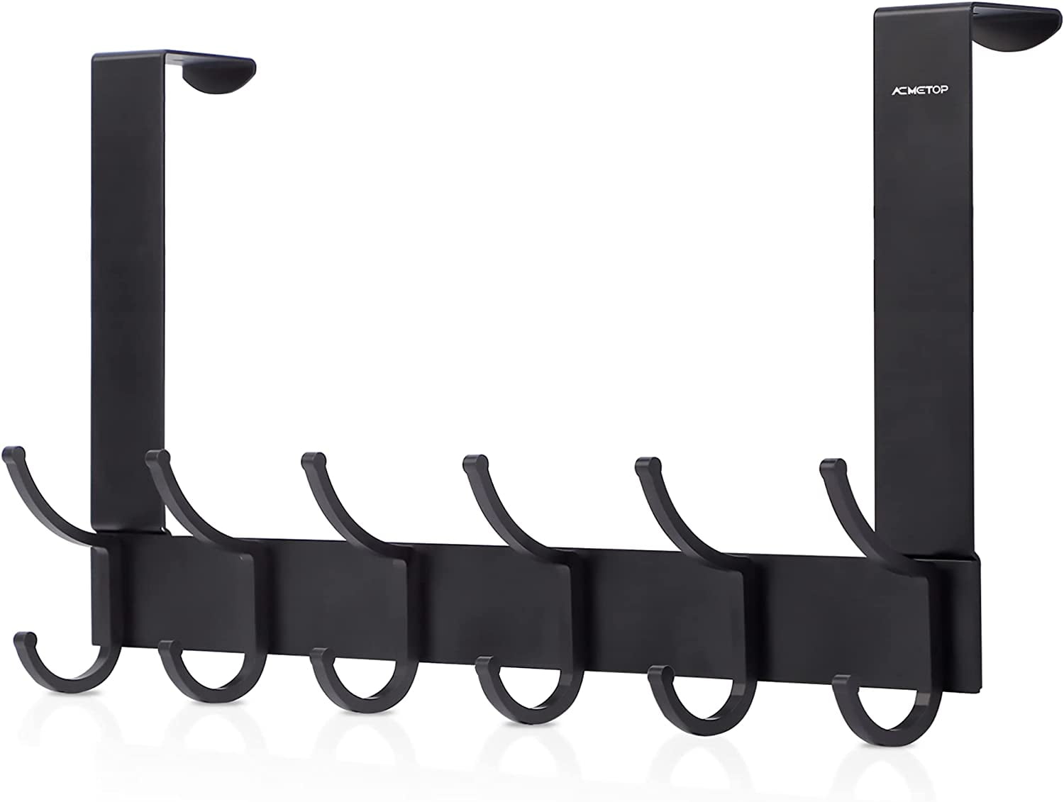 ACMETOP Over The Door Hooks, Heavy-Duty Door Hanger with 6 Dual Hooks ...