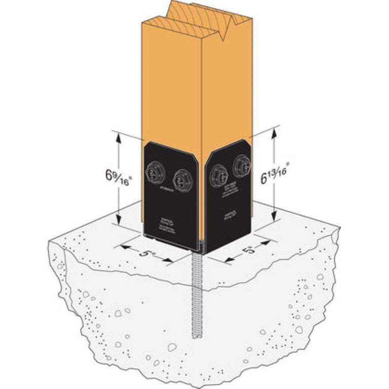 Buy Simpson Strong-Tie AVPB66DSP 6x6 Decorative Side Plates Online at ...