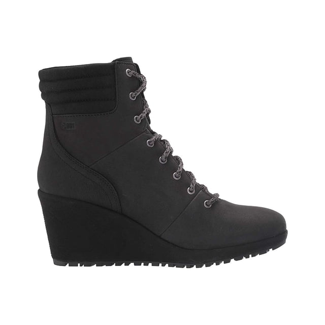 Merrell Tremblant Wedge Boot Waterproof Black - Walmart.com