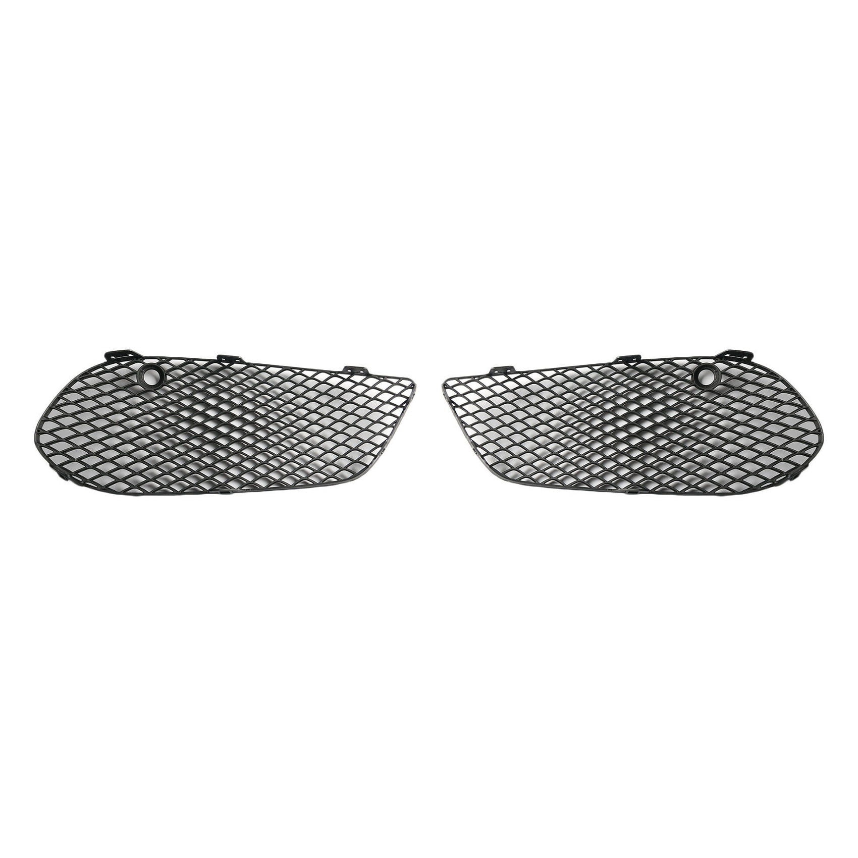 Left & Right Bumper Fog Lamp Grille Cover for Mercedes C300 2015-2016 ...
