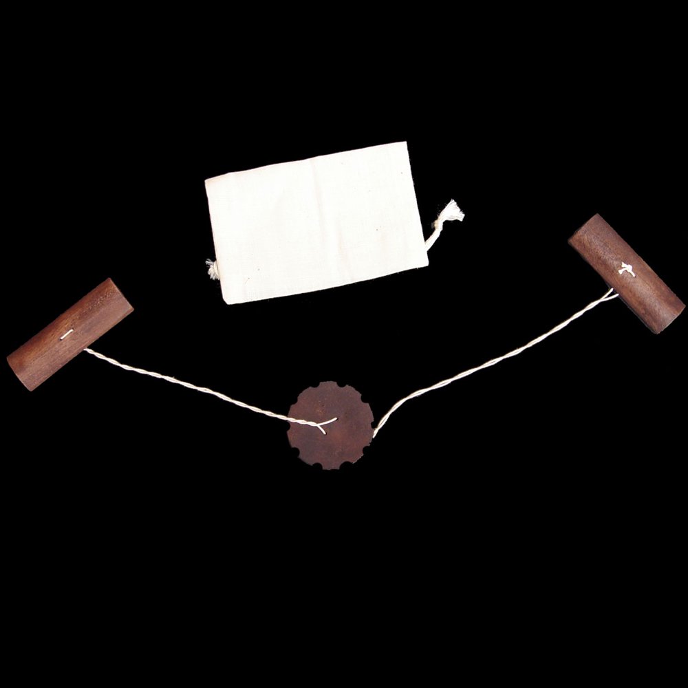 Historical Folk Wooden Buzz Saw Blade Toy Hardwood Primitive Handheld ...