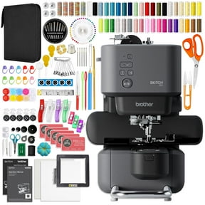 Brother PP1 Skitch Single-Needle Embroidery Machine with Artspira App Support and Embroidery ...