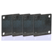 Bobco Metals 5 ”X 5” A36 Hot Rolled Steel Base Plate, 4 Pieces - Gray ...
