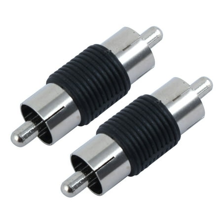 2 Pieces RCA Male to Male RCA Coupler Connector Adapter - Walmart.ca