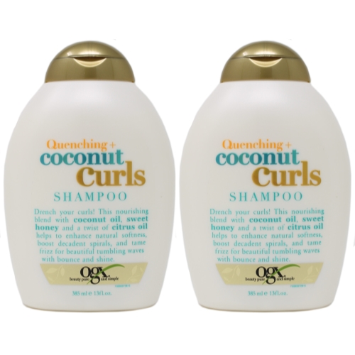 2 Pack OGX Quenching + Coconut Curls Shampoo 13 Ounce - Walmart.com ...
