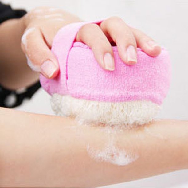 HomeNest Natural Loofah Luffa Loofa Bath Shower Wash Body Pot Sponge ...