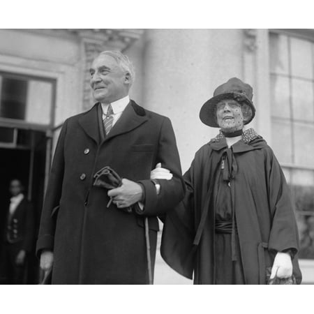 President Warren Harding And First Lady Florence Kling Harding. March 5 ...