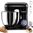 CEBORY 3-IN-1 Stand Mixer, 6.5 QT Tilt-Head 10-Speed Food Mixer ...