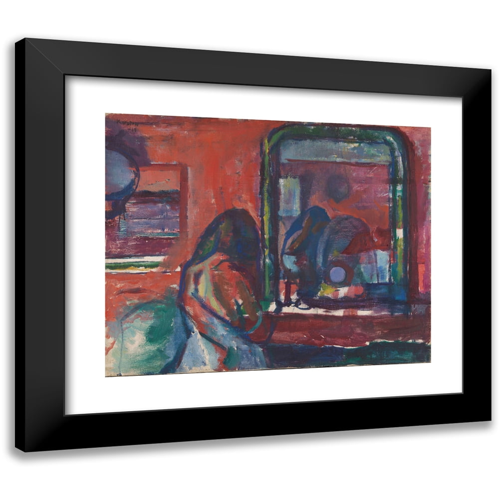 Ludvig Karsten 24x20 Black Modern Framed Museum Art Print Titled - At ...