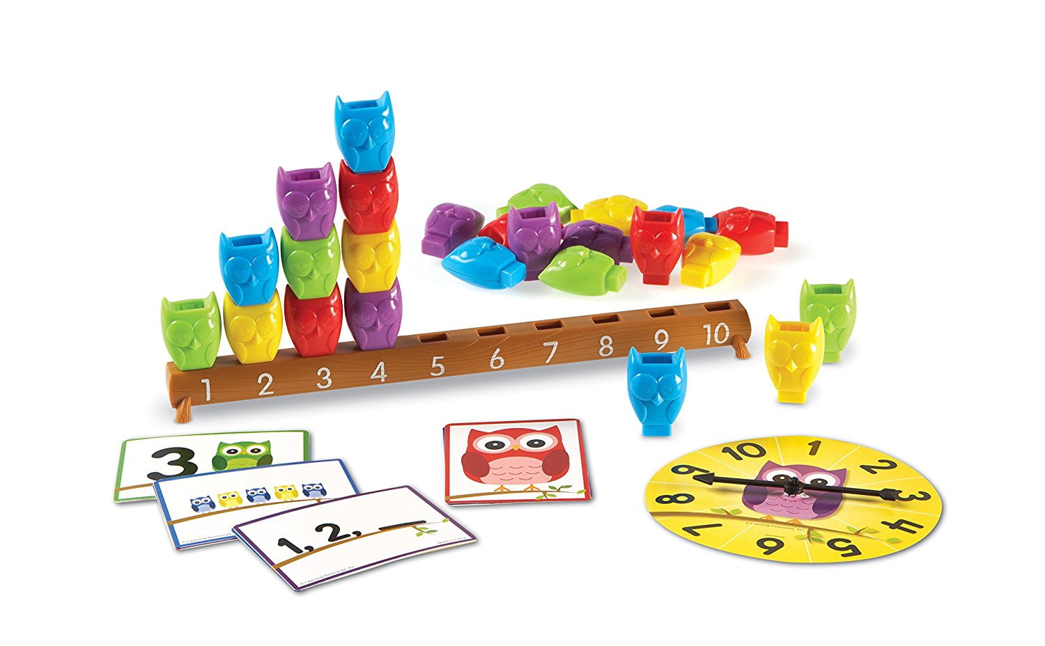 Learning Resources 1-10 Counting Owl Activity Set, 25 Piece Set, Ages 3 ...
