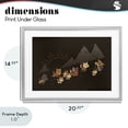 Stupell Industries Iconic Furrowship Of Ring Cats Gray Framed Print ...