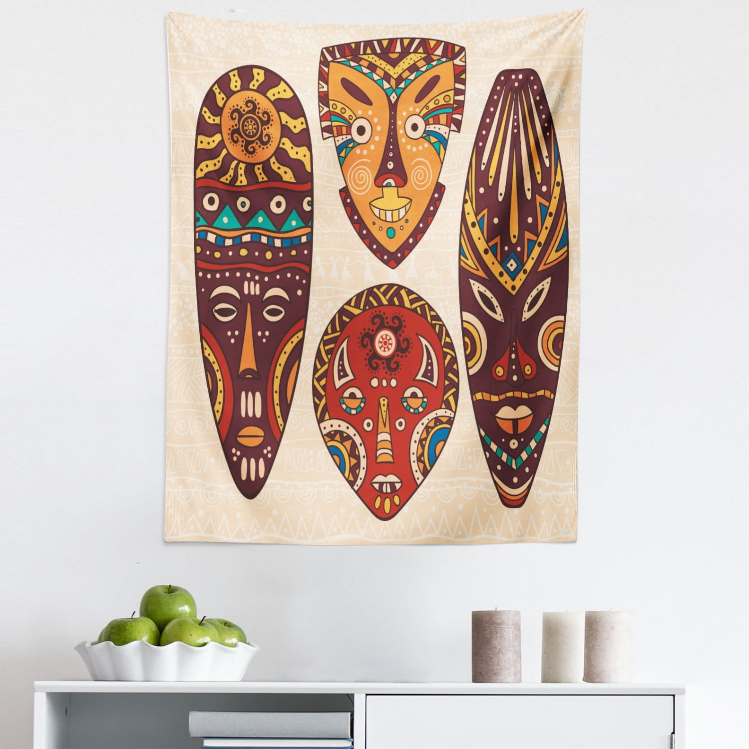 Tribal Tapestry, Folkloric Art Pattern on Accessories Indigenous ...