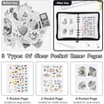 Sticker Organizer Binder - Reusable Sticker Collecting Book Storage ...