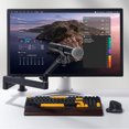 Mic Boom Arm Rotatable Microphone Stand Desk Mount Clamp Adapter ...