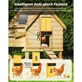 1-Pack Solar Automatic Chicken Coop Door Opener with Timer, Light ...