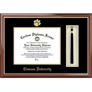 Clemson University 8.5" x 11" Scholar Diploma Frame - Walmart.com