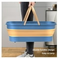 YASHYANNA 4.5 Gallon (18 L) Collapsible Mop Bucket, Portable Folding ...