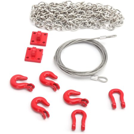 RC Trailer Safety Chain,Metal Trailer Hook Tow Chain Rescue Tow Hook ...