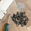 OUNONA 12pcs Sectional Sofa Connectors Metal Interlocking Furniture ...