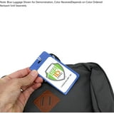 25 Pack - Backpack ID Luggage Tags for Student Identification ...