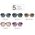 FEISEDY Polarized Women Square Sunglasses Sparkling Composite Shiny Frame B2289 - Walmart.com