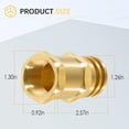 6541-01-CSK Boomless Spray Broadcast Nozzle, 1/2" #10 Orifice (90 ...