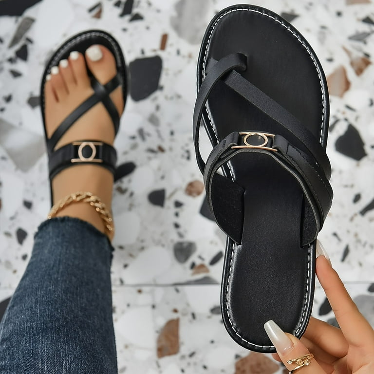 Women's Stylish -Heel Slide Sandals – Open Toe, Strappy Back Women's Stylish -Heel Slide Sandals – Open Toe, Strappy Back