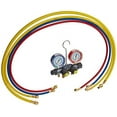 Yellow Jacket 49987 Titan 4-Valve Manifold Gauge Set, 60" Hoses, R22 ...
