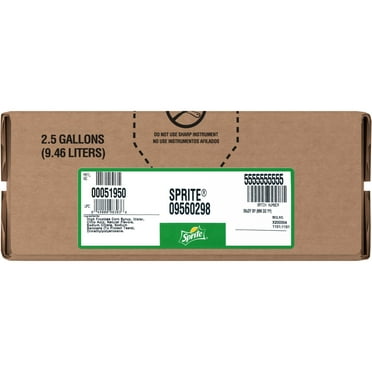 Sprite Bag in Box (BIB) Syrup 2.5 Gallon - Walmart.com